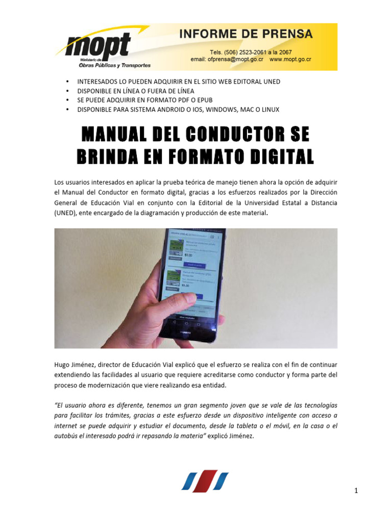Manual del Conductor en Formato Digital | PDF | Informática | Software