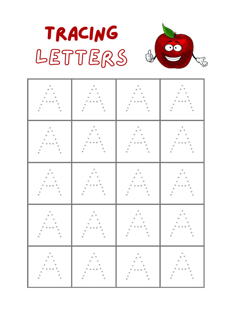 Alphabet Letter Tracing Guide | PDF
