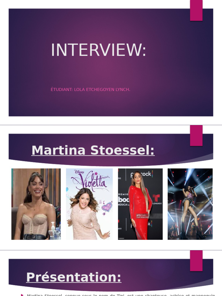Interview Exclusive avec Tini Stoessel | PDF