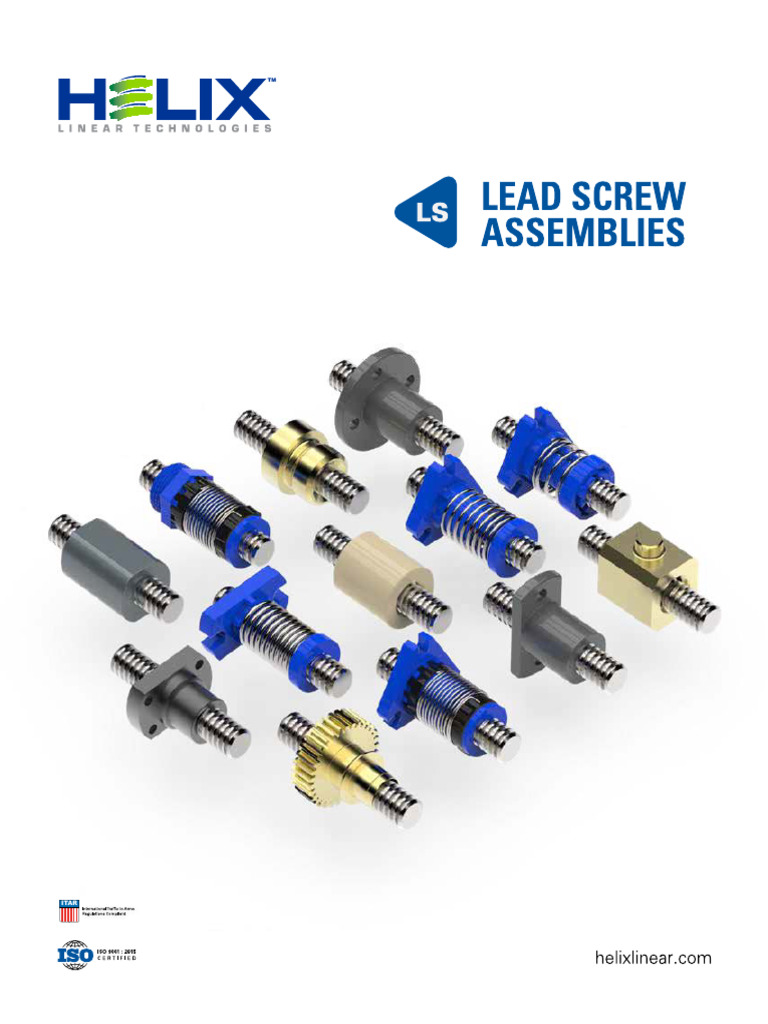 helix-linear-lead-screw-catalog-2020-final | PDF | Screw | Stainless Steel