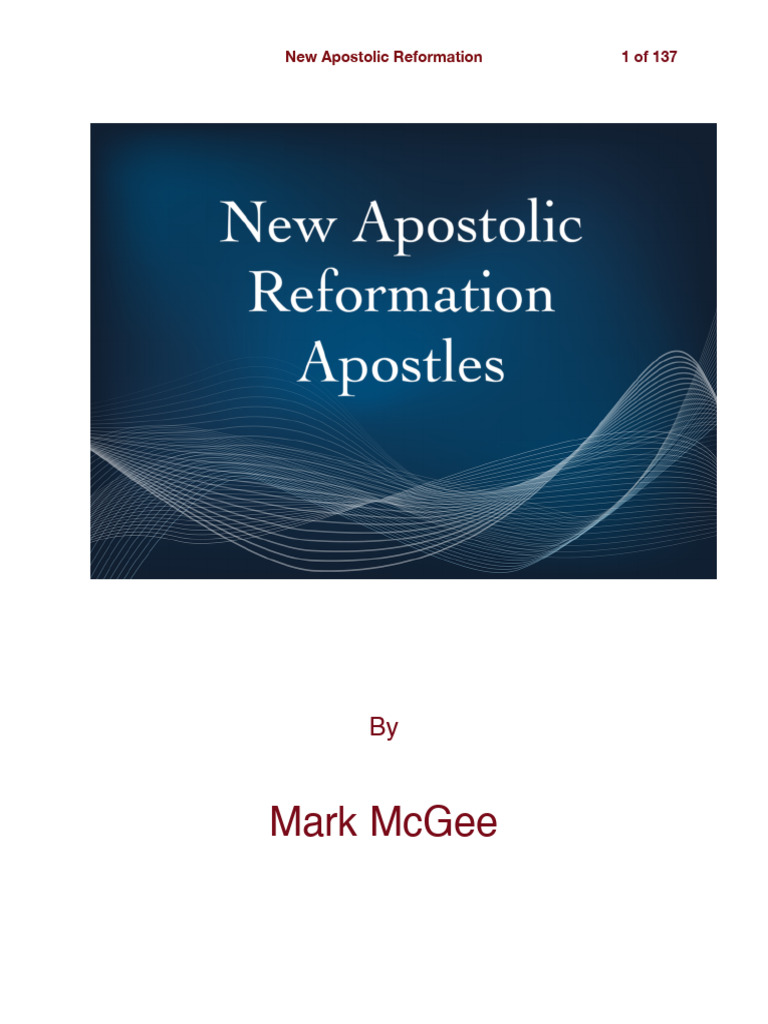 New Apostolic Reformation Apostles | PDF | Paul The Apostle | Apostle