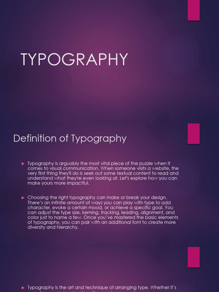 TYPOGRAPHY | PDF | Typefaces | Typography