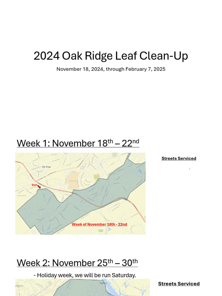 Fall Leaf Pickup Maps 2024 (PDF) | PDF