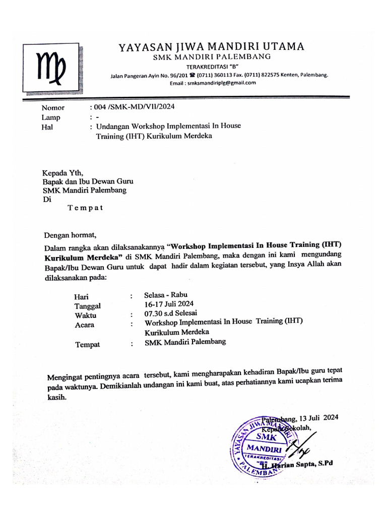 Undangan Workshop | PDF