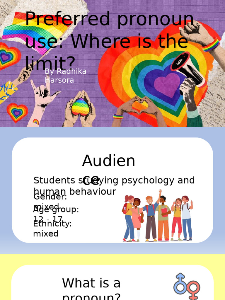 Trinity PPT | PDF | Pronoun | Gender