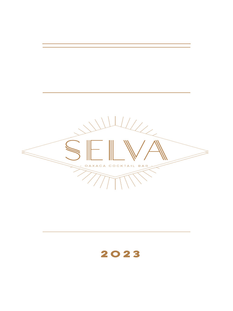 MENU SELVA 2023 Full - Web | PDF | Ginebra | Bebidas Destiladas