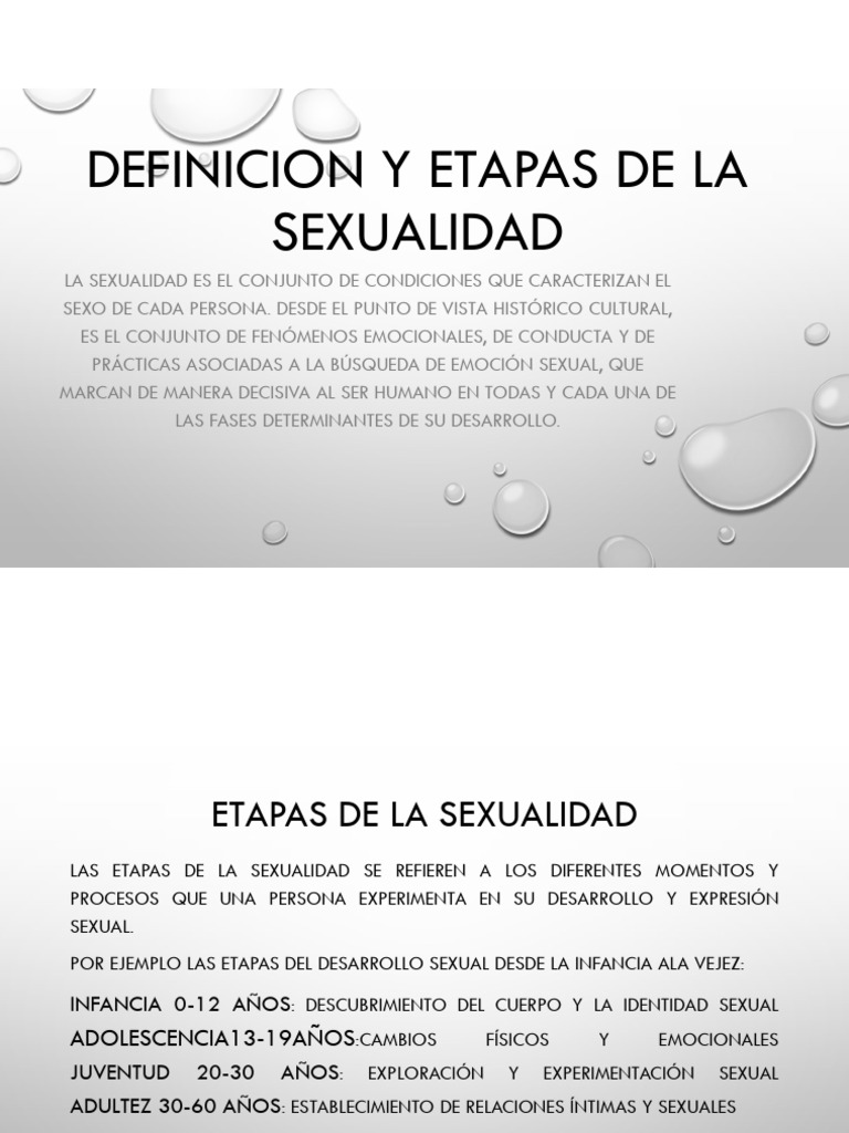 Definicion y Etapas de La Sexualidad Amilcar | PDF