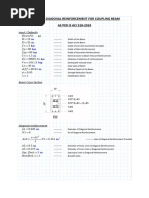 Coupling Beam Design | PDF | Beam (Structure) | Reinforced Concrete