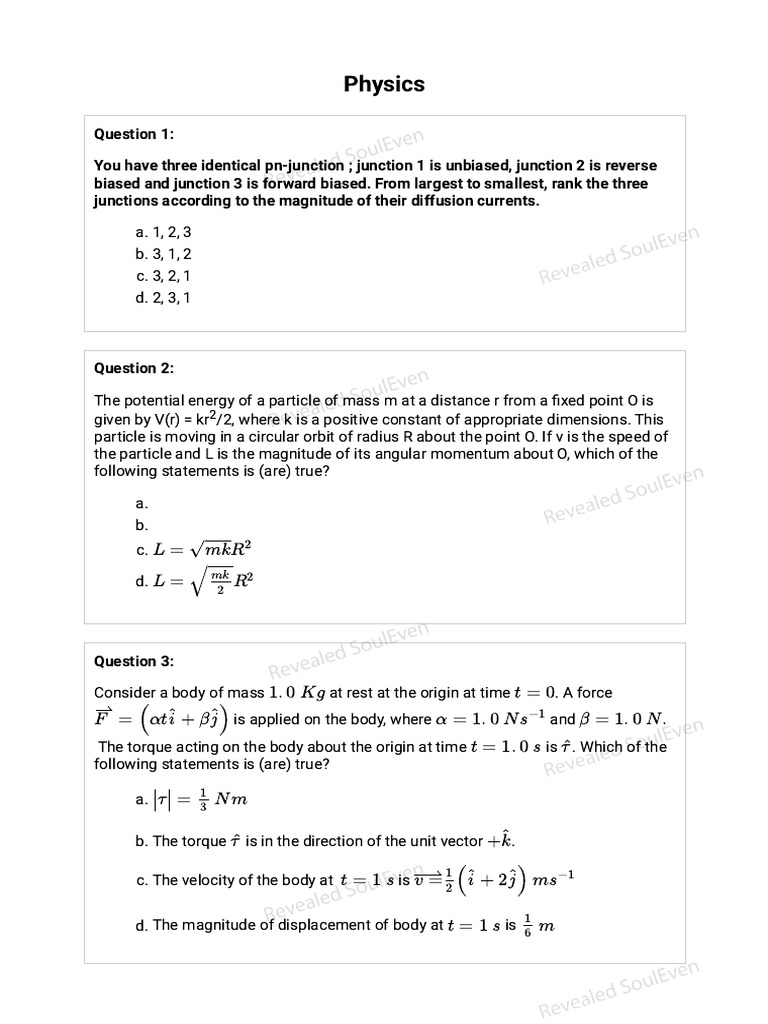 Physics Sheet - 5 | PDF | Capacitor | Torque