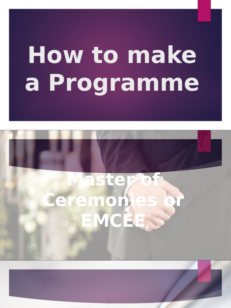 How To Make A Program | PDF