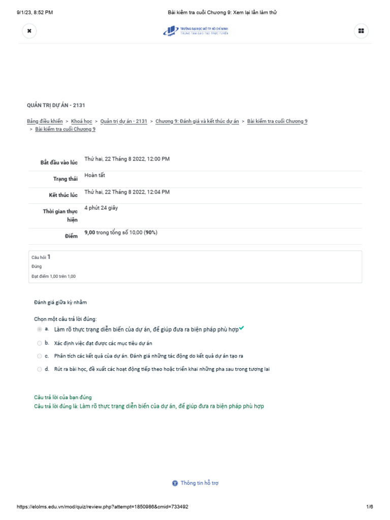 Chương 9 - l4 Qtda | PDF