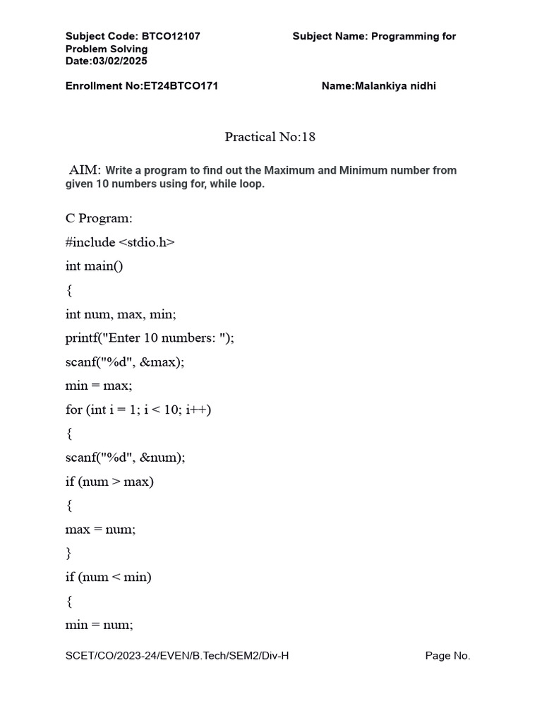 PPS - Practical File Format-42 | PDF