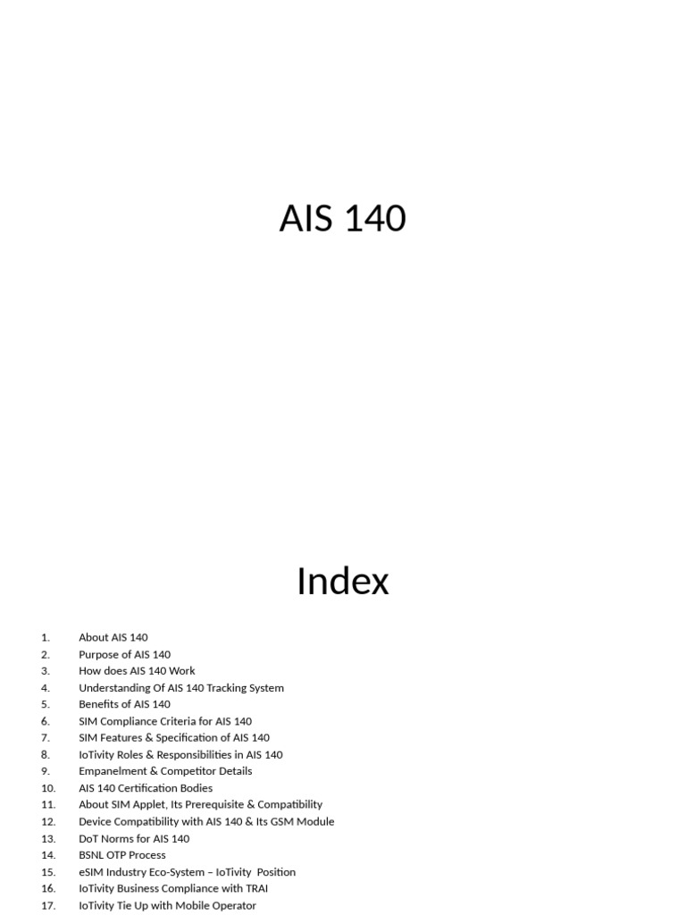 AIS 140-explained-draft | PDF | Computer Network | General Packet Radio Service