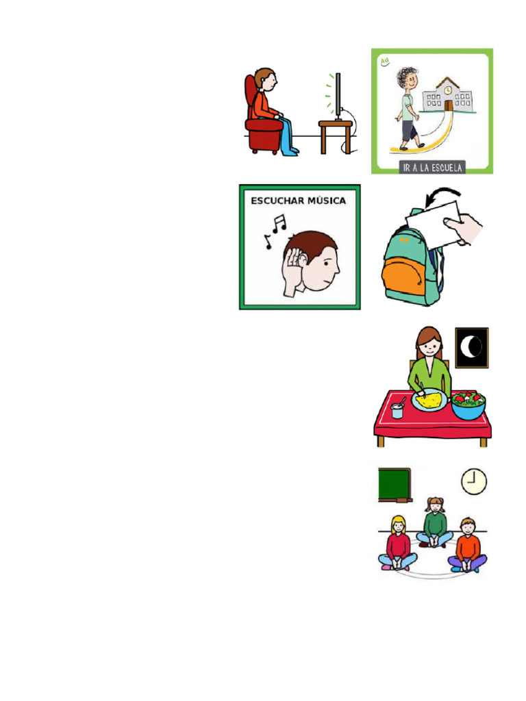 Pictos Agenda Visual | PDF