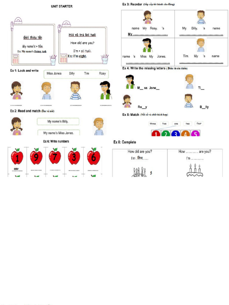 Unit Starter | PDF