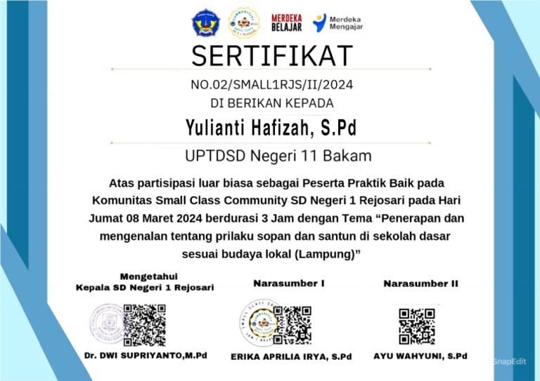 Sertifikat 4 | PDF