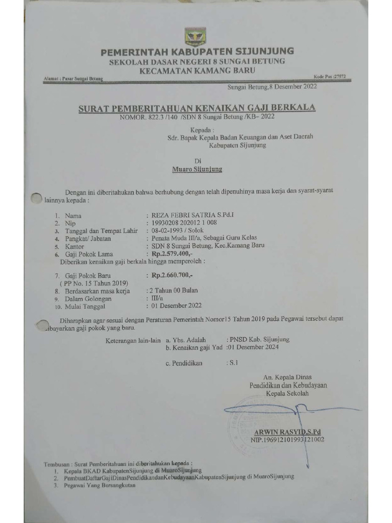 KGB Reza Febri Satria | PDF