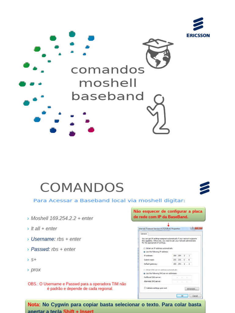 Comandos Moshell para Baseband 2017 | PDF | Informática | Redes de ...