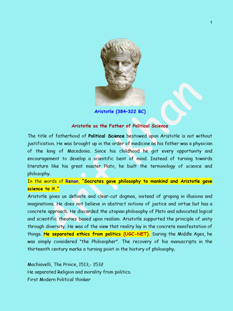 Aristotle (384–322 BC) (2) | PDF | Aristotle | Reality