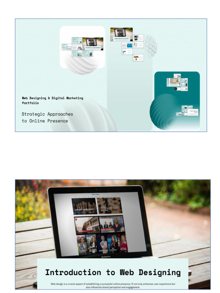 Web Designing & Digital Marketing Portfolio | PDF