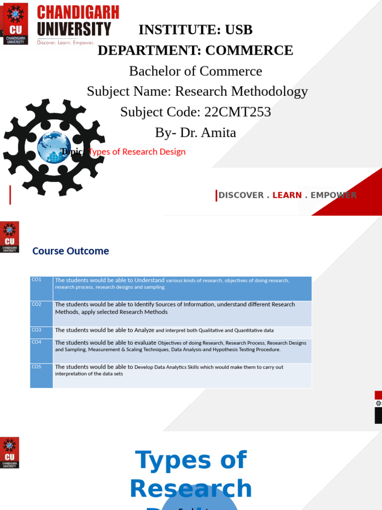 Types of Research Design | PDF | Methodology | Experiment