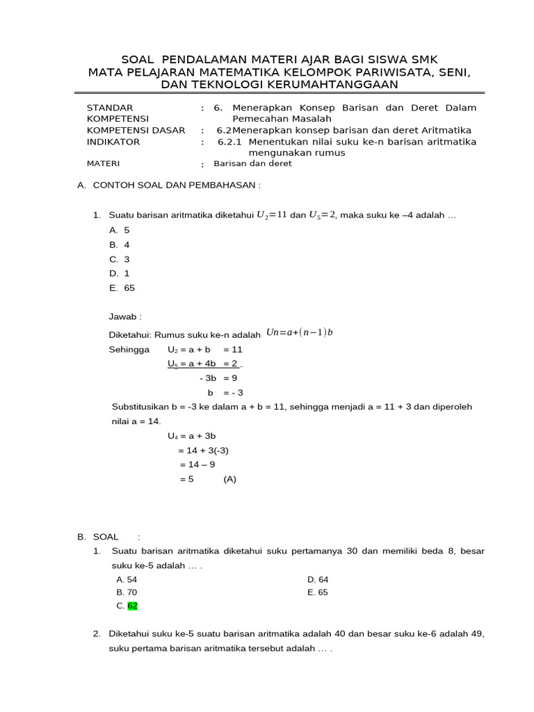 Lembar Soal 6-2-1 | PDF