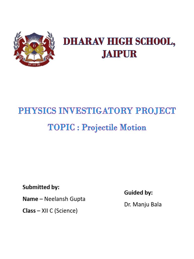 Cover Page Phy | PDF