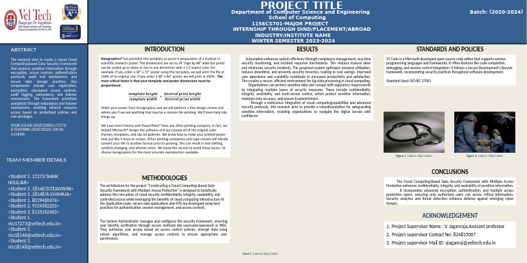 1156cs701-Major Project-Internship Poster-Ws 23-24 | PDF | Security ...