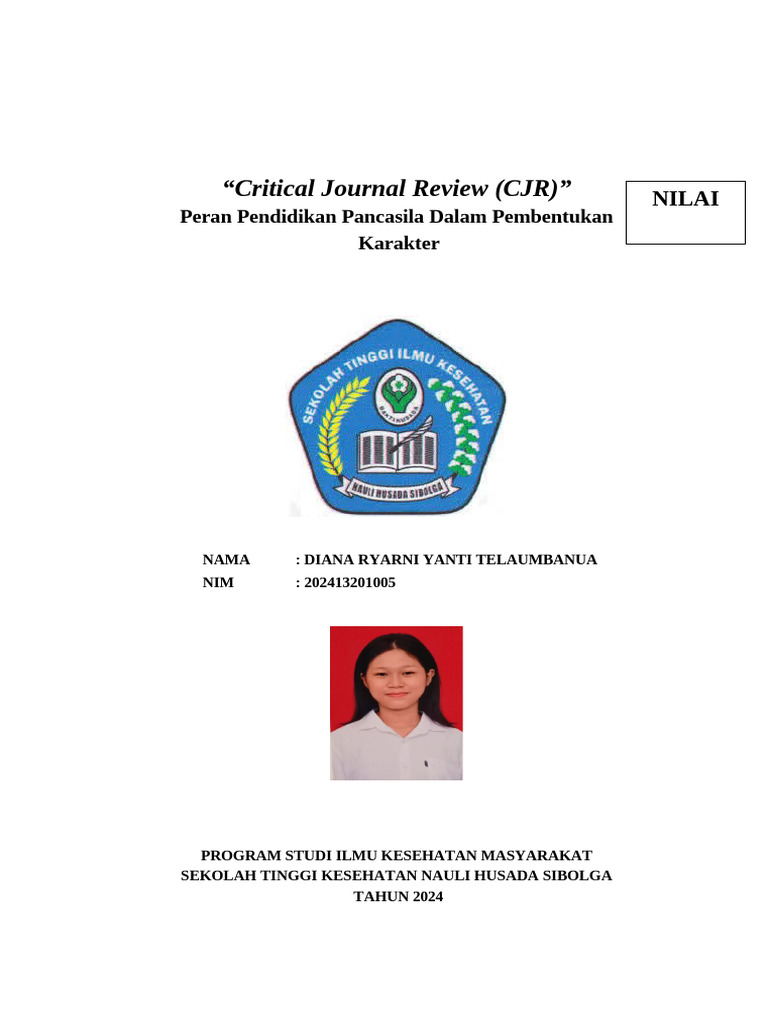 CRJ Pancasila (Diana) 1. New | PDF