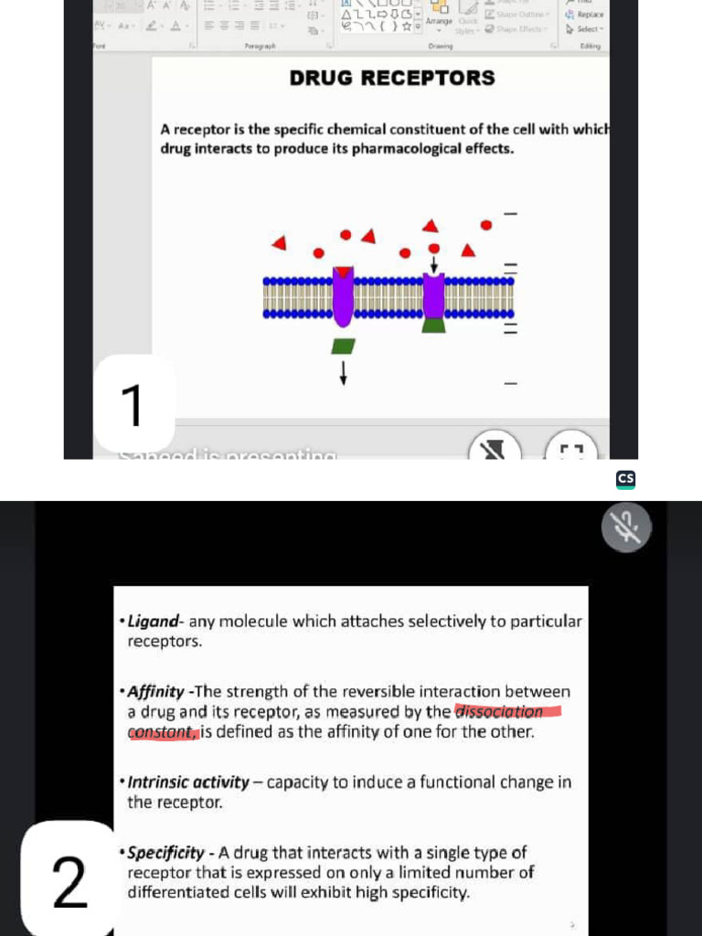 (Drug Receptor) | PDF