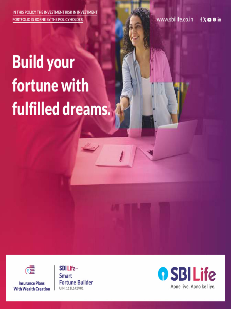 SBI Life Smart Fortune Builder Overview | PDF | Insurance | Life Insurance