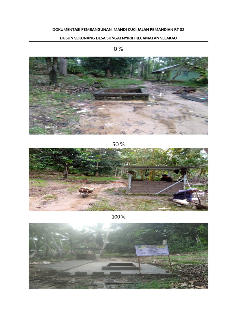 Pembangunan Jembatan di Selakau | PDF