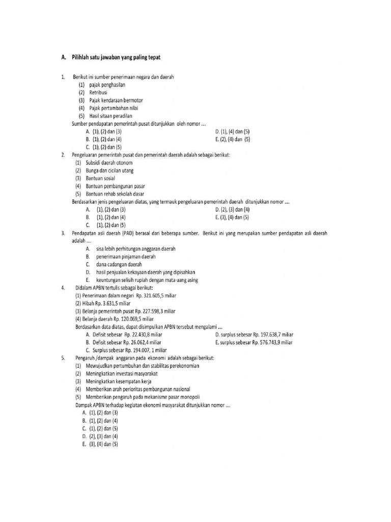 LKPD Apbn & Apbd - 1 | PDF
