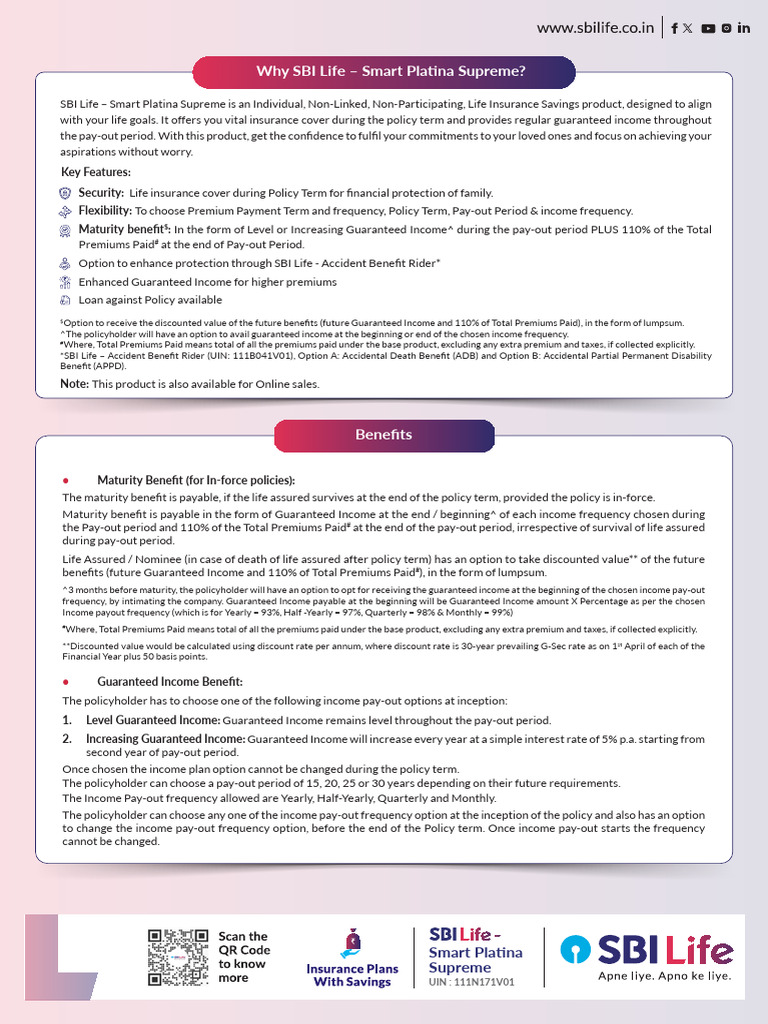 Smart Platina Superme Leaflet Web 1 | PDF | Cost Of Living | Insurance