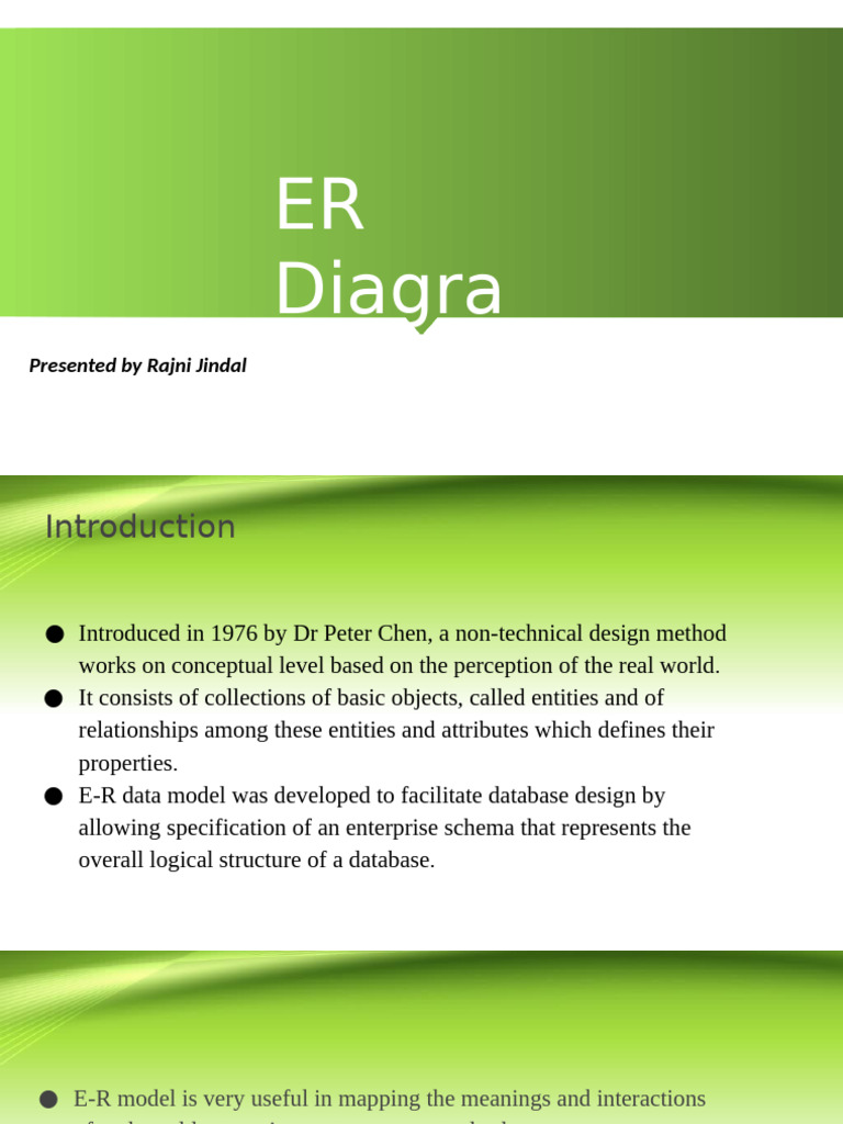 ER Diagram | PDF | Conceptual Model | Relational Model