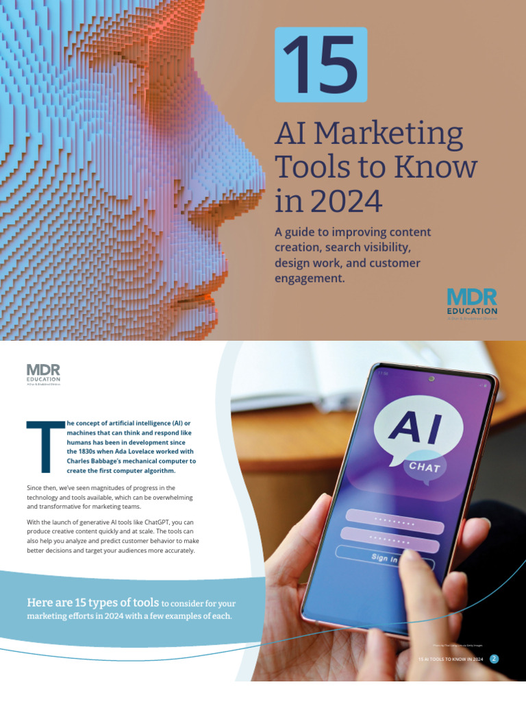 AI Tools To Use in 2024 MDR | PDF | Artificial Intelligence ...