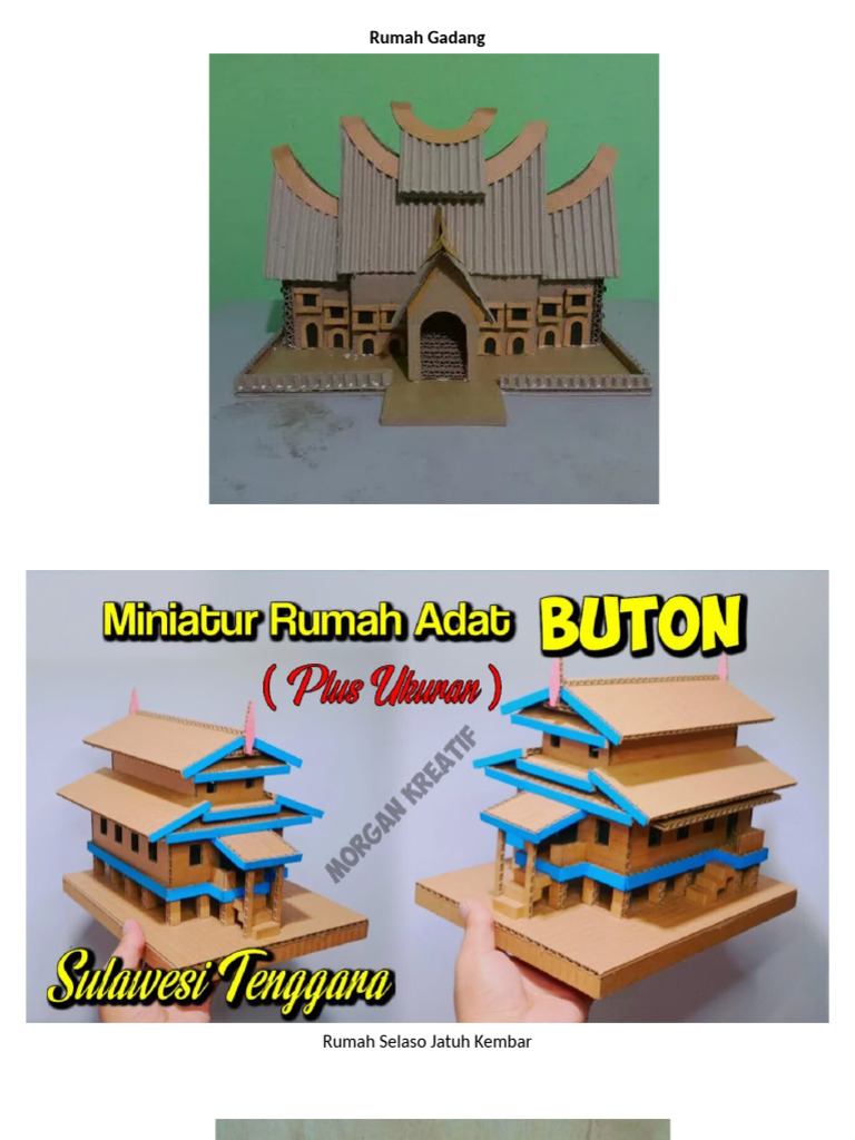 Maket Rumah Adat | PDF