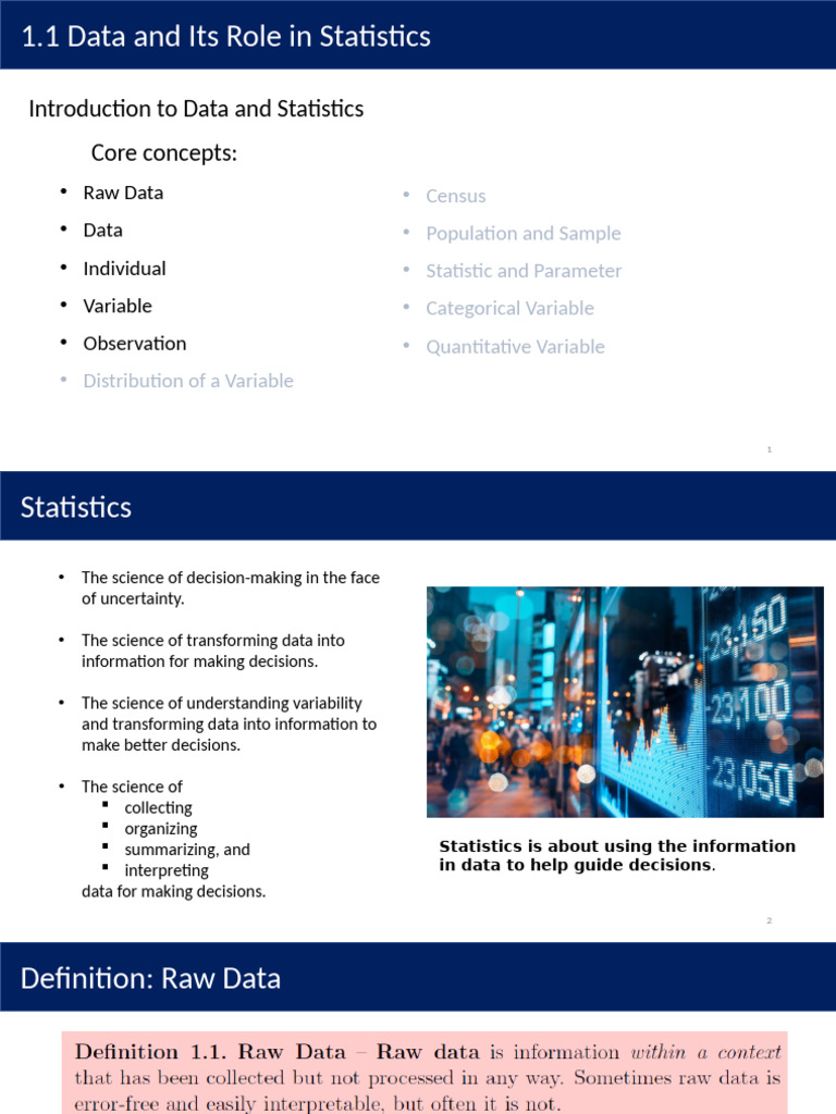 Basic Terms Statistics | PDF | Statistics | Level Of Measurement