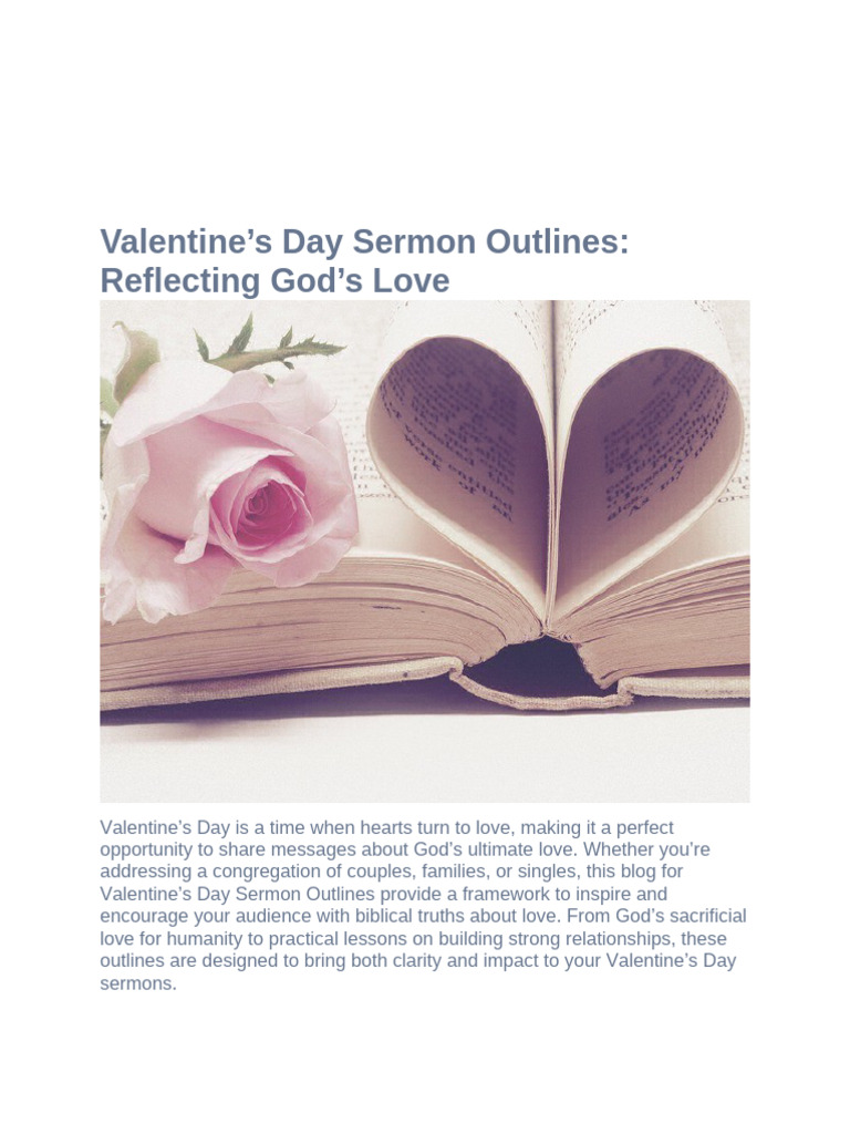 love sermon | PDF | Love | Jesus