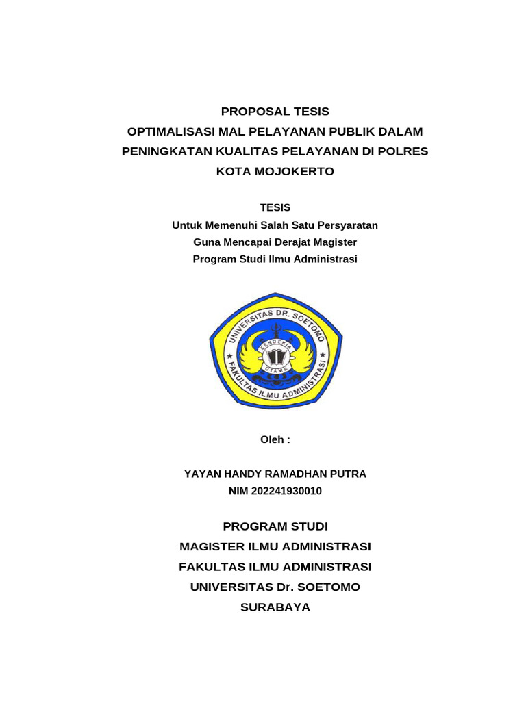 Optimalisasi Mal Pelayanan Publik | PDF