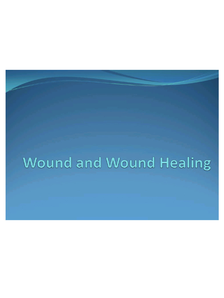 Wound | PDF