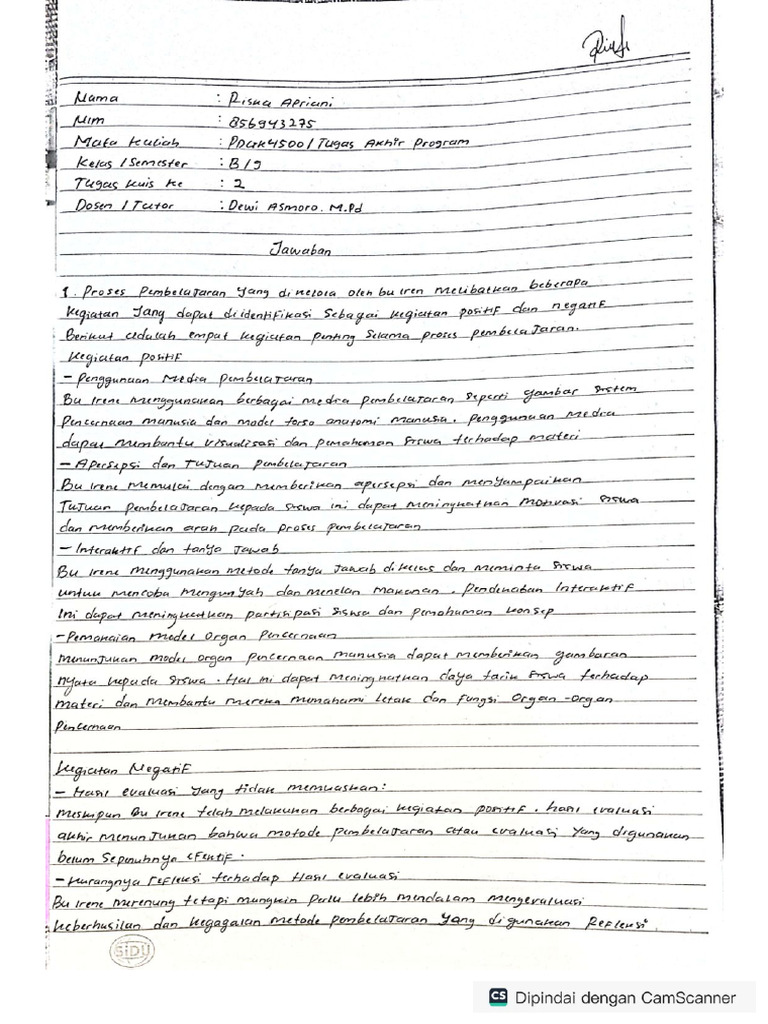 Tugas tutorial 2 TAP | PDF