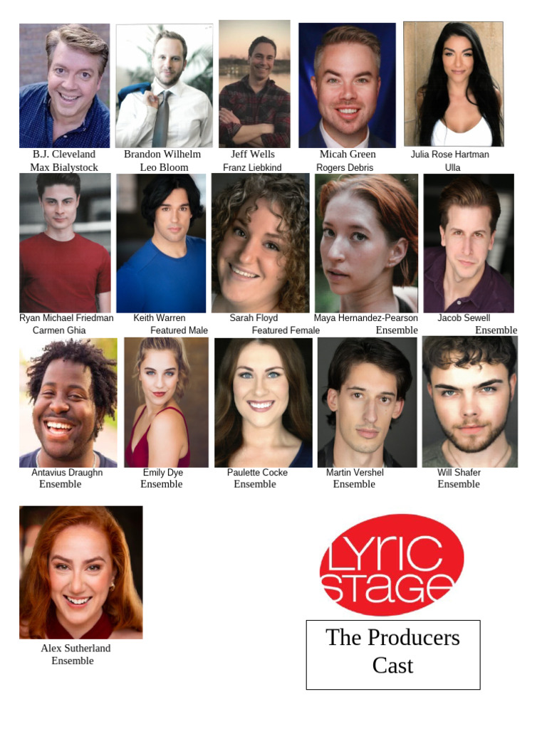 The Producers Cast Photos | PDF