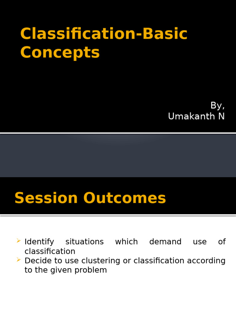 Classification-Basic Concepts | PDF | Statistical Classification | Data