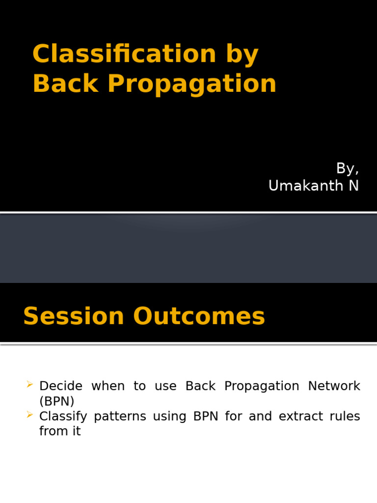 Classification by Back Propagation | PDF | Statistical Classification | Computer Programming