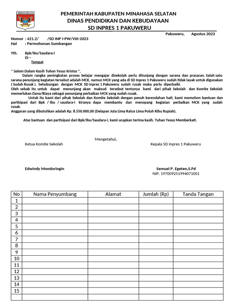 Kartu Kawan Sekolah | PDF