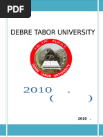 Dertogada Yismake Worku | PDF