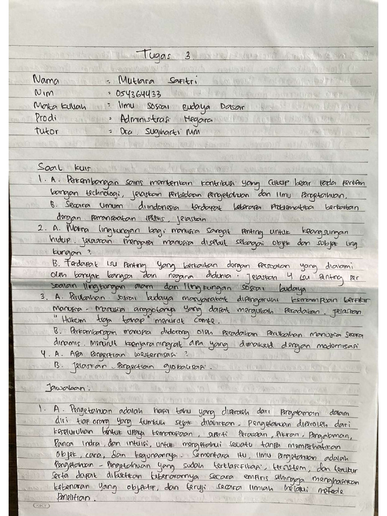 Tugas 3 Isbd Yaya | PDF