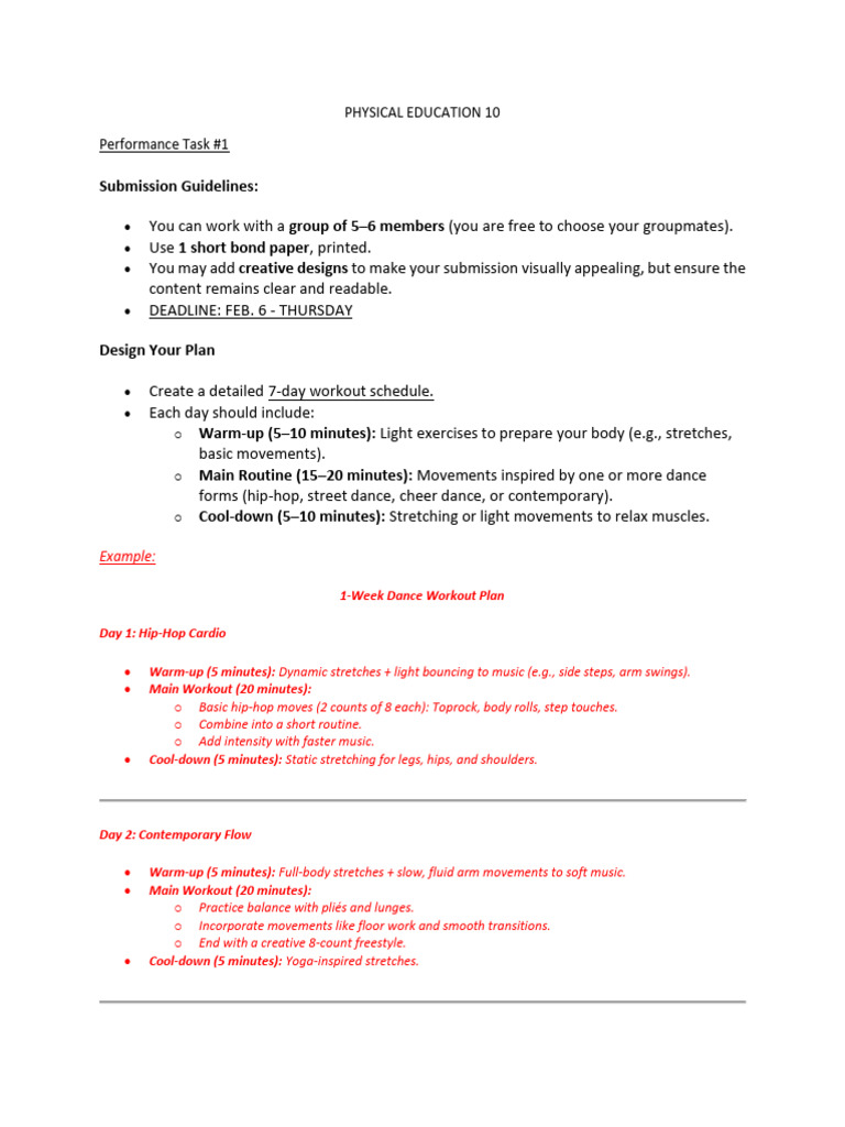 Physical Education 10 Super Final Hahah | PDF | Physical Exercise