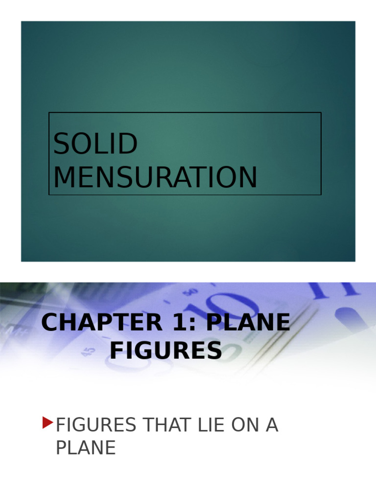 Solmen1 Plane Figures | PDF | Polygon | Area